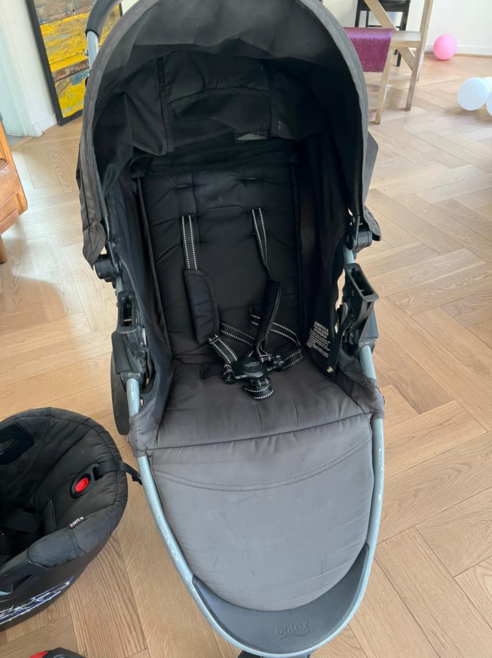 Coche Britax Travel System B-Agile con huevo con isofix Easy Garage ...