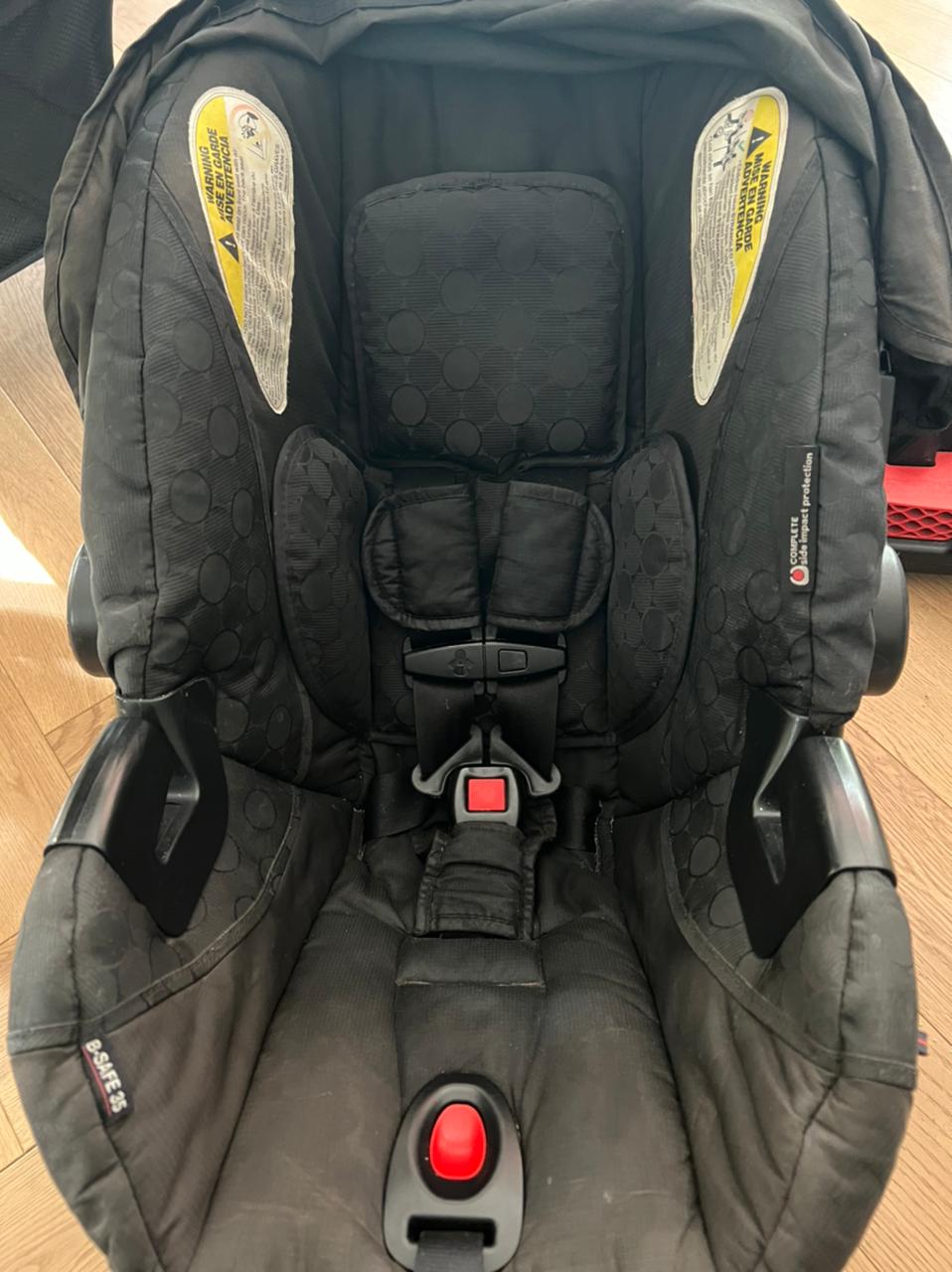 Coche Britax Travel System B-Agile con huevo con isofix Easy Garage ...