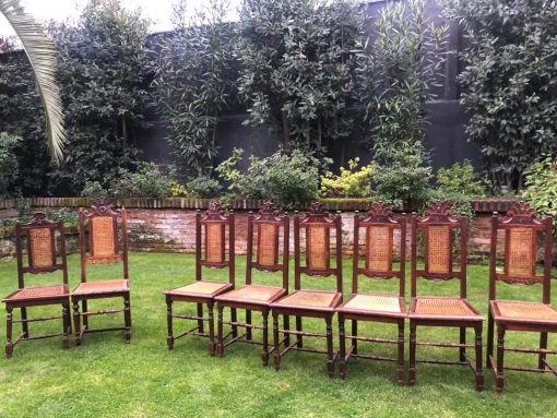 Sillas coloniales madera y junco Easy Garage Sales Easy Garage Sales