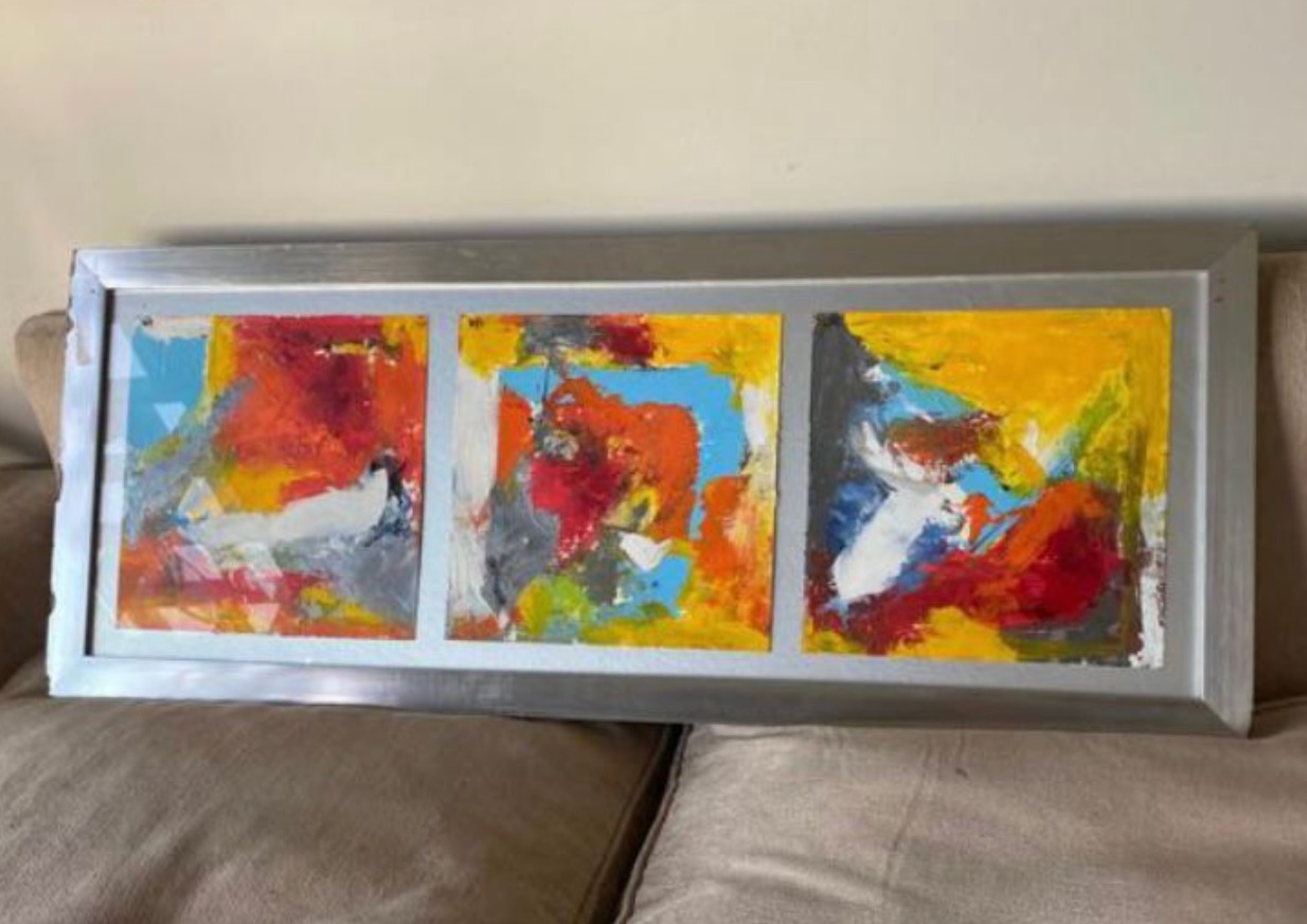 Cuadro triptico enmarcado Easy Garage Sales Easy Garage Sales