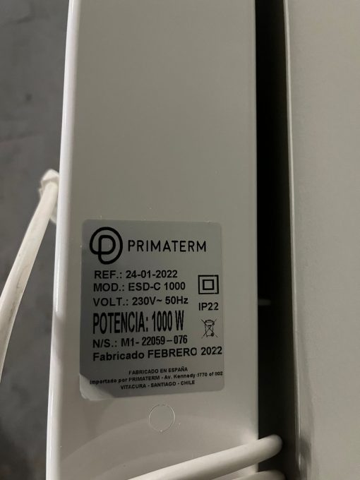 Calefactor eléctrico de muro Primaterm - Vende y compra artículos de segunda mano