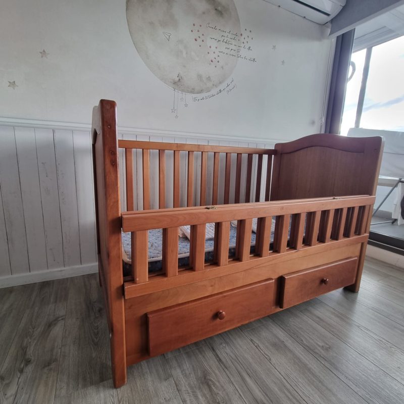 Cuna de madera con 2 cajones Easy Garage Sales Easy Garage Sales