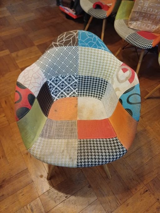 Pack 4 sitiales eames patchwork Easy Garage Sales Easy Garage Sales