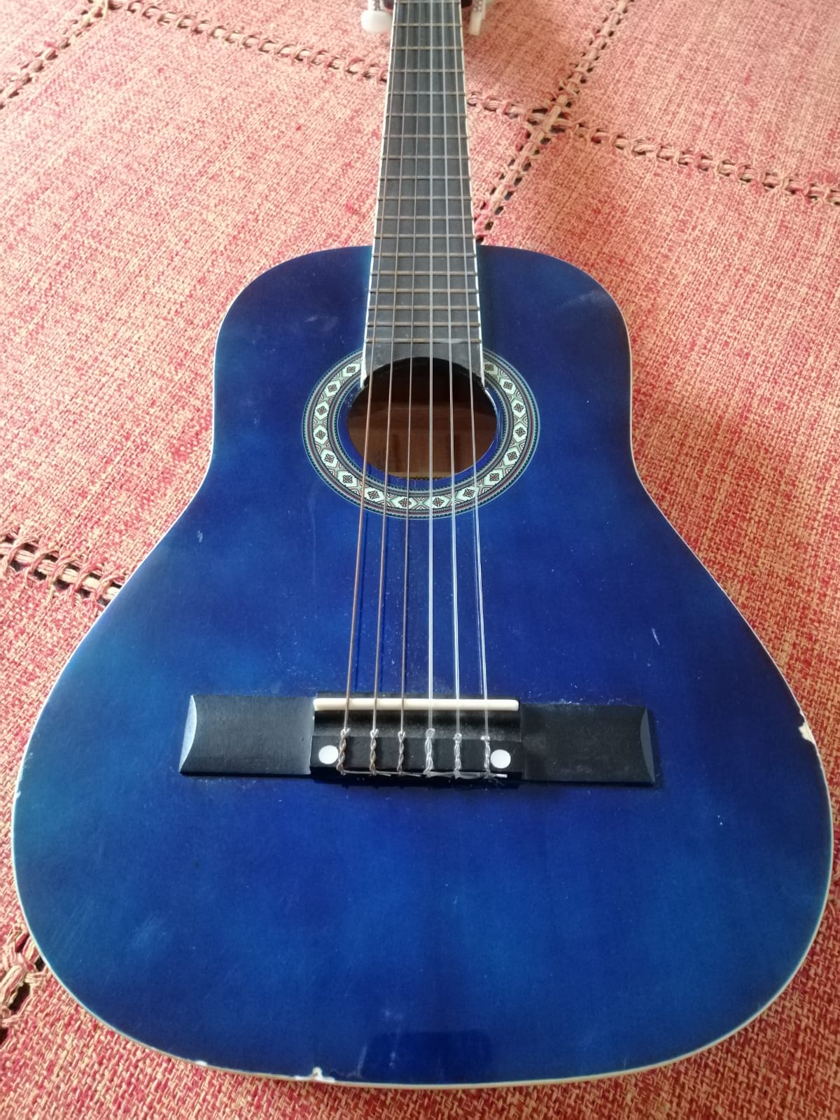 Guitarra acústica azul Mercury Easy Garage Sales Easy Garage Sales