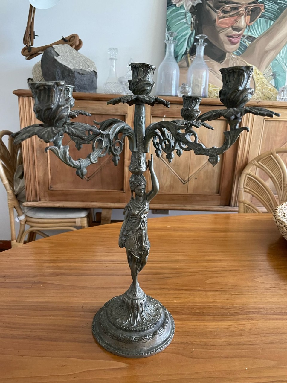Candelabro francés antiguo 5 velas Easy Garage Sales Easy Garage Sales