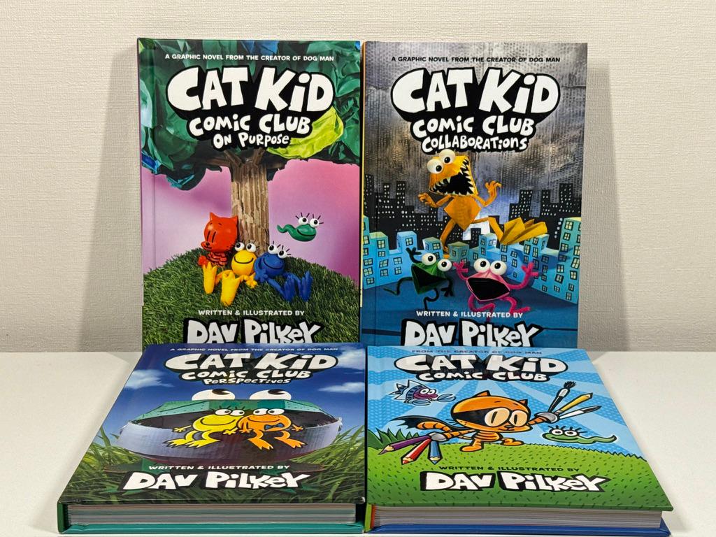 Set 4 libros Cat Kid Easy Garage Sales Easy Garage Sales