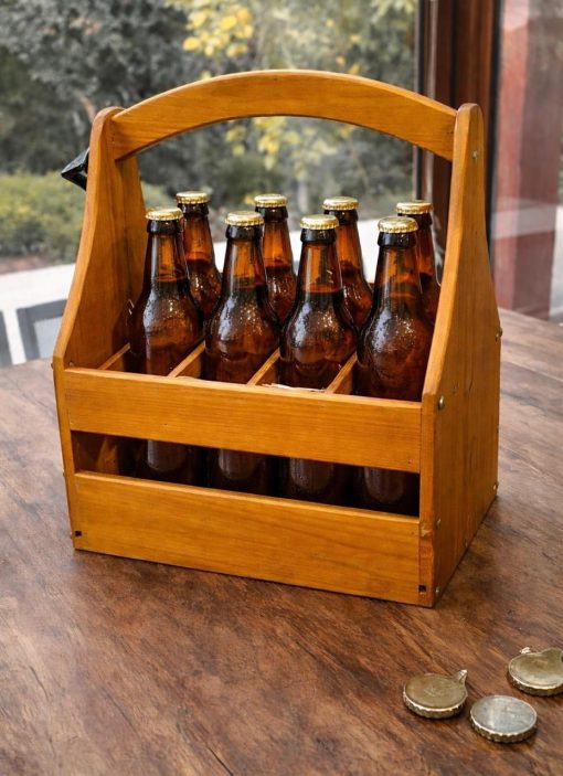 Caja porta cervezas de madera estilo rústico Easy Garage Sales Easy ...