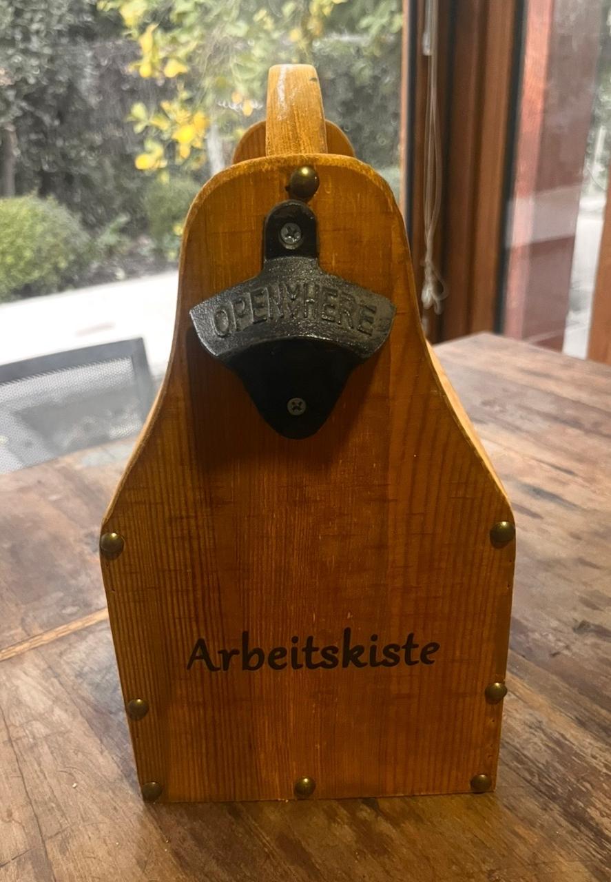 Caja porta cervezas de madera estilo rústico Easy Garage Sales Easy ...