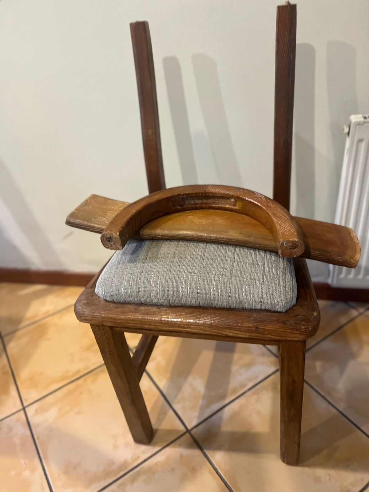 Juego de comedor estilo rústico con 6 sillas y 2 sitiales Easy Garage ...