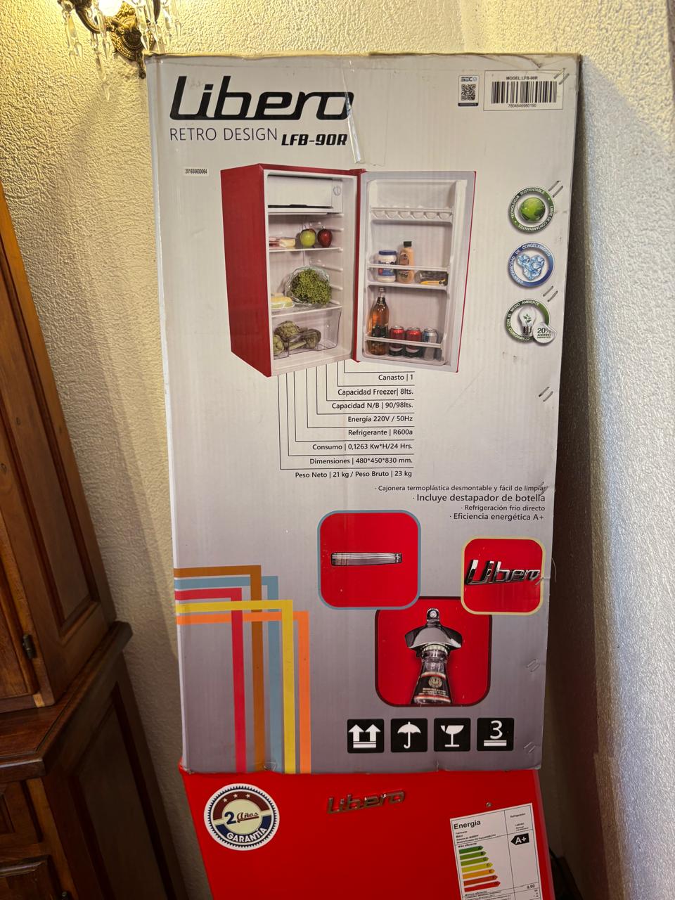 Frigobar diseño retro Libero 98 Lts Easy Garage Sales Easy Garage Sales
