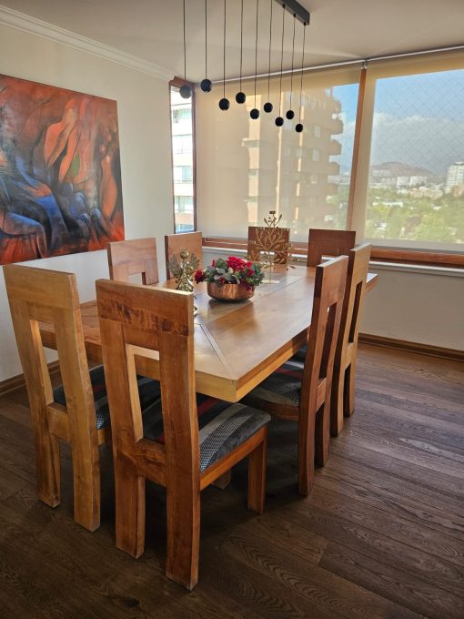 Juego de comedor madera Raulí con 8 sillas Easy Garage Sales Easy ...