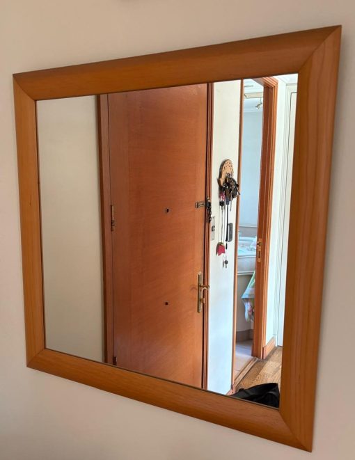 Espejo cuadrado madera alemán Easy Garage Sales Easy Garage Sales