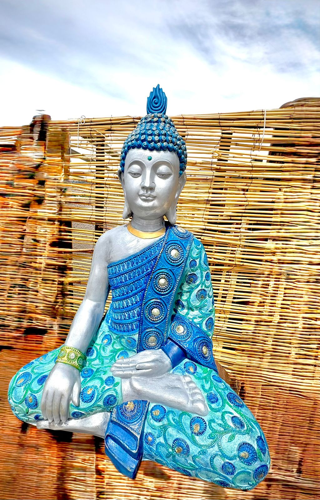 Buda Siddartha Ziña pintado a mano Easy Garage Sales Easy Garage Sales