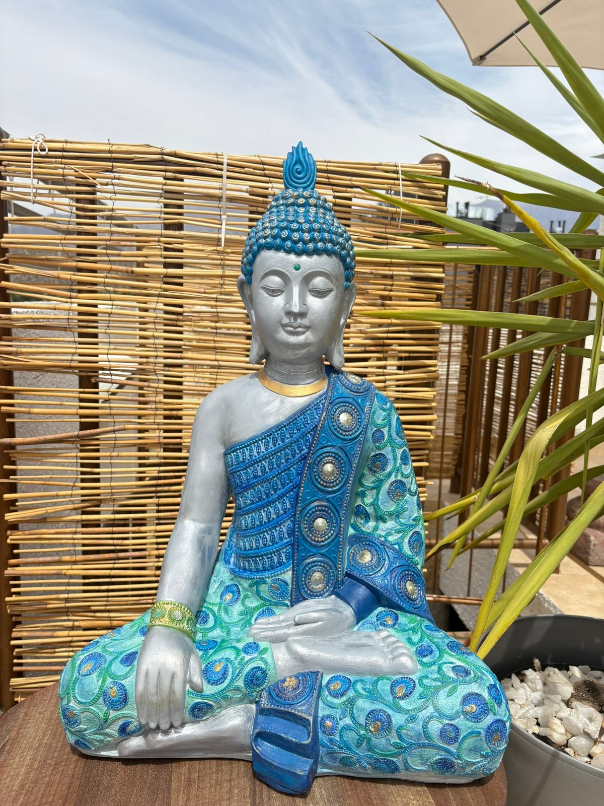 Buda Siddartha Ziña pintado a mano Easy Garage Sales Easy Garage Sales