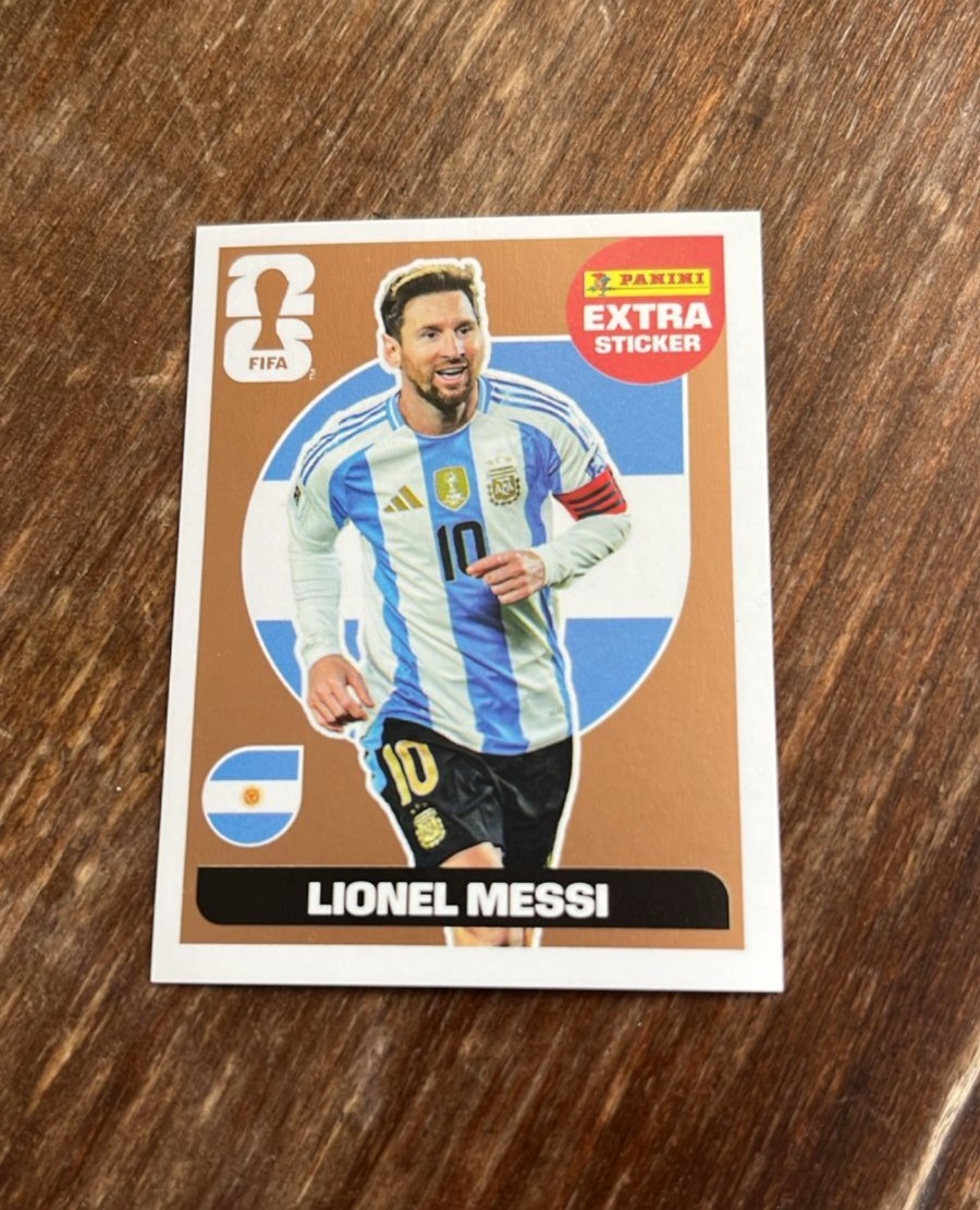 Lámina Lionel Messi Extra Bronce Mundial Fifa World Cup 2026 Easy ...